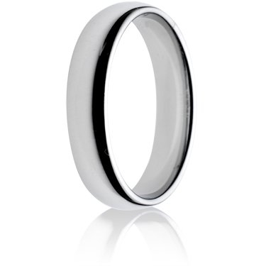 5mm Heavy Weight Flat Sided Court Plain Wedding Ring
